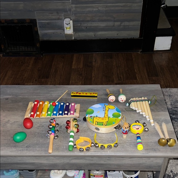 Toys | Toddler Musical Instruments Wooden Percussion Instruments For ...